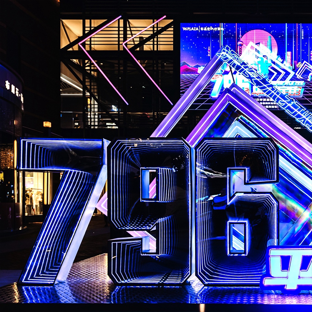 Customized Light Box Abyss Character INS Melaleuca Mirror Neon ...