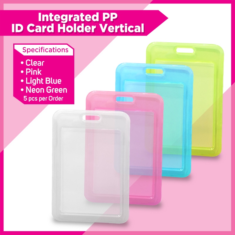 Integrated ID Card Holder C-113 Vertical 86x54mm (5 pcs per order ...
