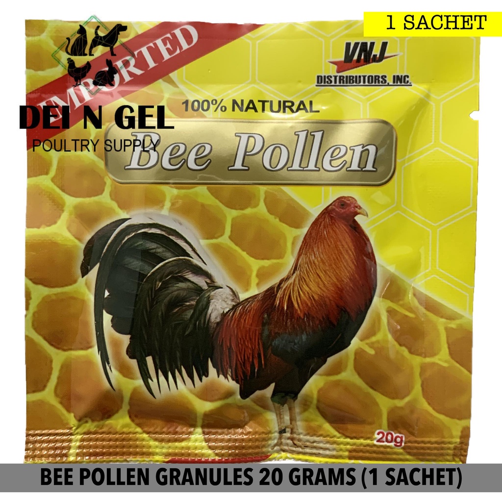 BEE POLLEN GRANULES FOR GAMEFOWL 20GRAMS (1 SACHET) | Shopee Philippines
