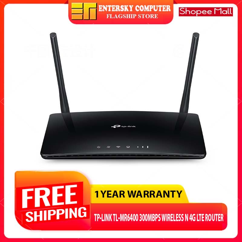 TL-MR6400 300Mbps Wireless N 4G LTE Router | Shopee Philippines