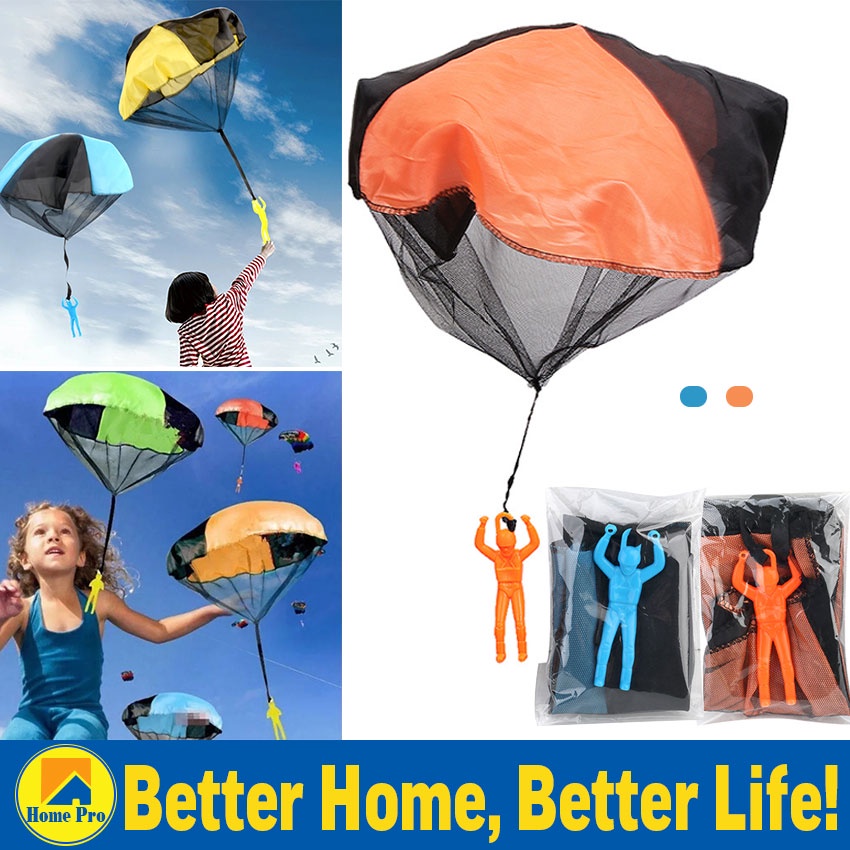 Children Throwing Parachute Toy Mini Soldier Fly Parachute Sport ...