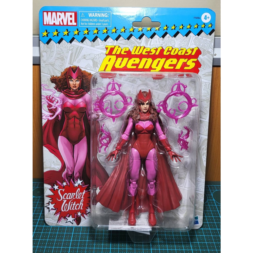 Marvel Legends Retro 6" Scarlet Witch (The West Coast Avengers Comic ...