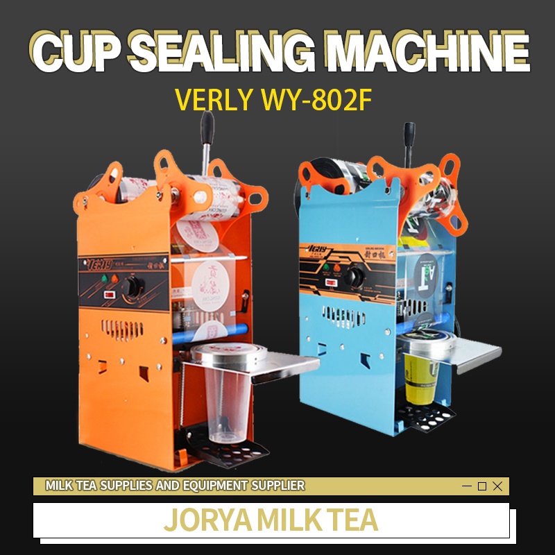 Verly Heavy Manual Sealing Machine Sealer Milk Tea Cup Plastic Cup Can ...