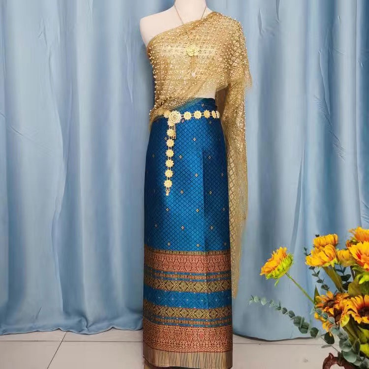 Xia Dai Thai national Traditional costume Xishuangbanna wrapped skirt ...
