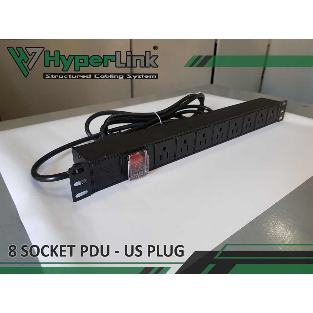 8 SOCKET PDU - US PLUG | Shopee Philippines
