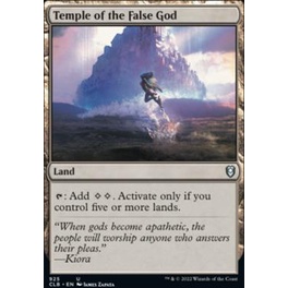 Temple of the False God Uncommon Commander Legends: Battle for Baldur's ...