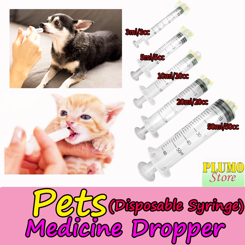 Disposable Syringe / Medicine Dropper for Pets (per piece) | Shopee ...