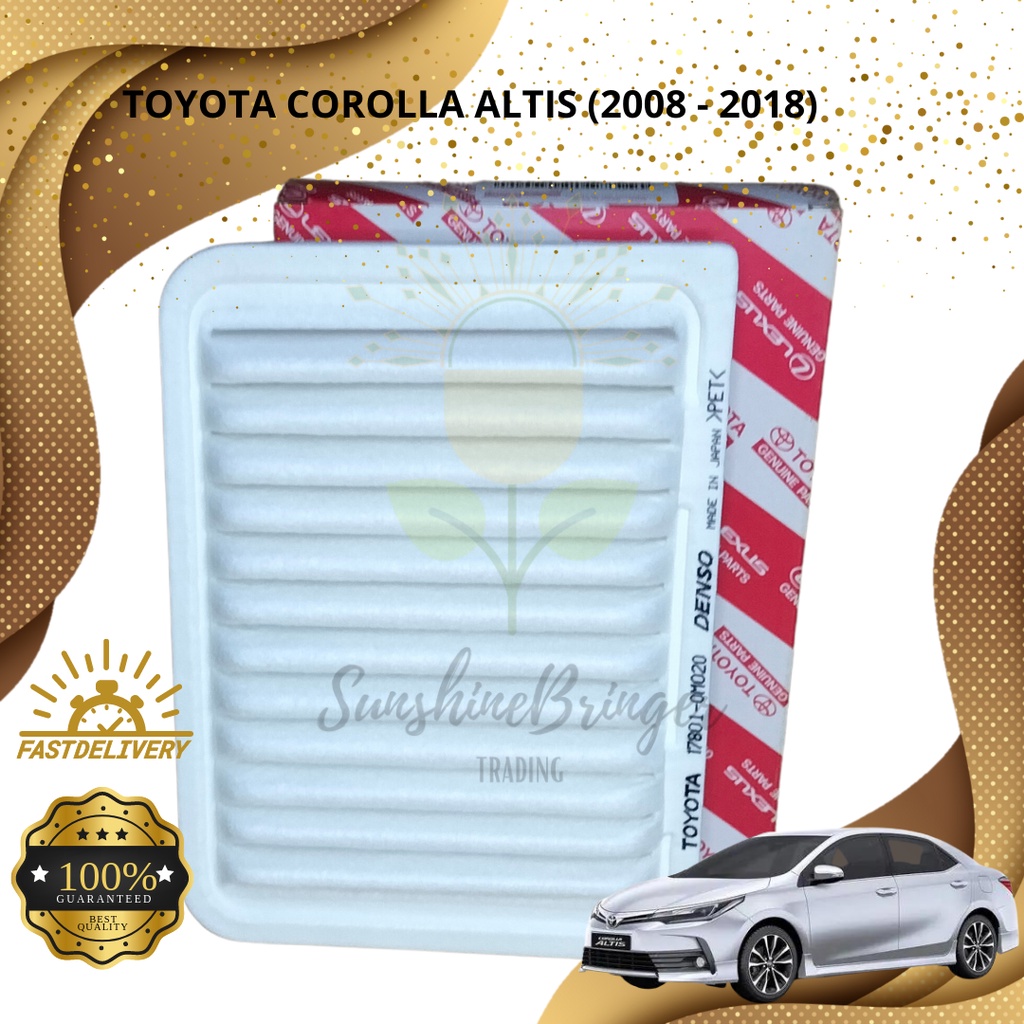 Air Filter for Toyota Corolla Altis (2008 - 2018) | Shopee Philippines