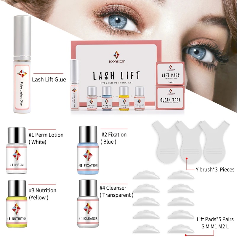 Iconsign Mini Eyelash Perming Kit for eyelash lifting for eyelash ...