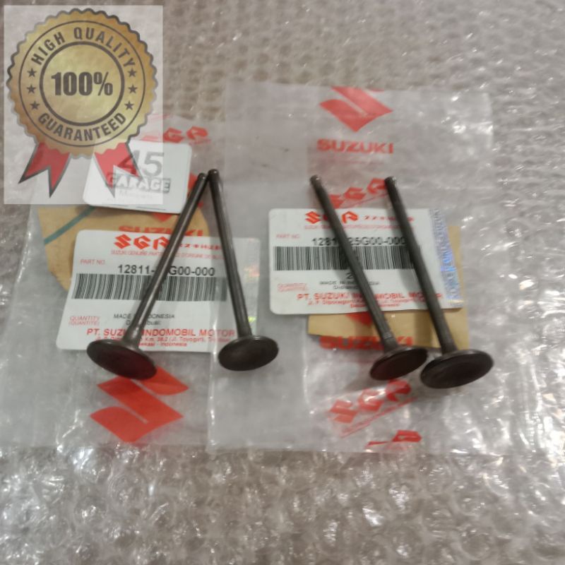 R150/RAIDER150 CARB/RAIDER 150 FI ENGINE VALVE SET GENUINE | Shopee ...