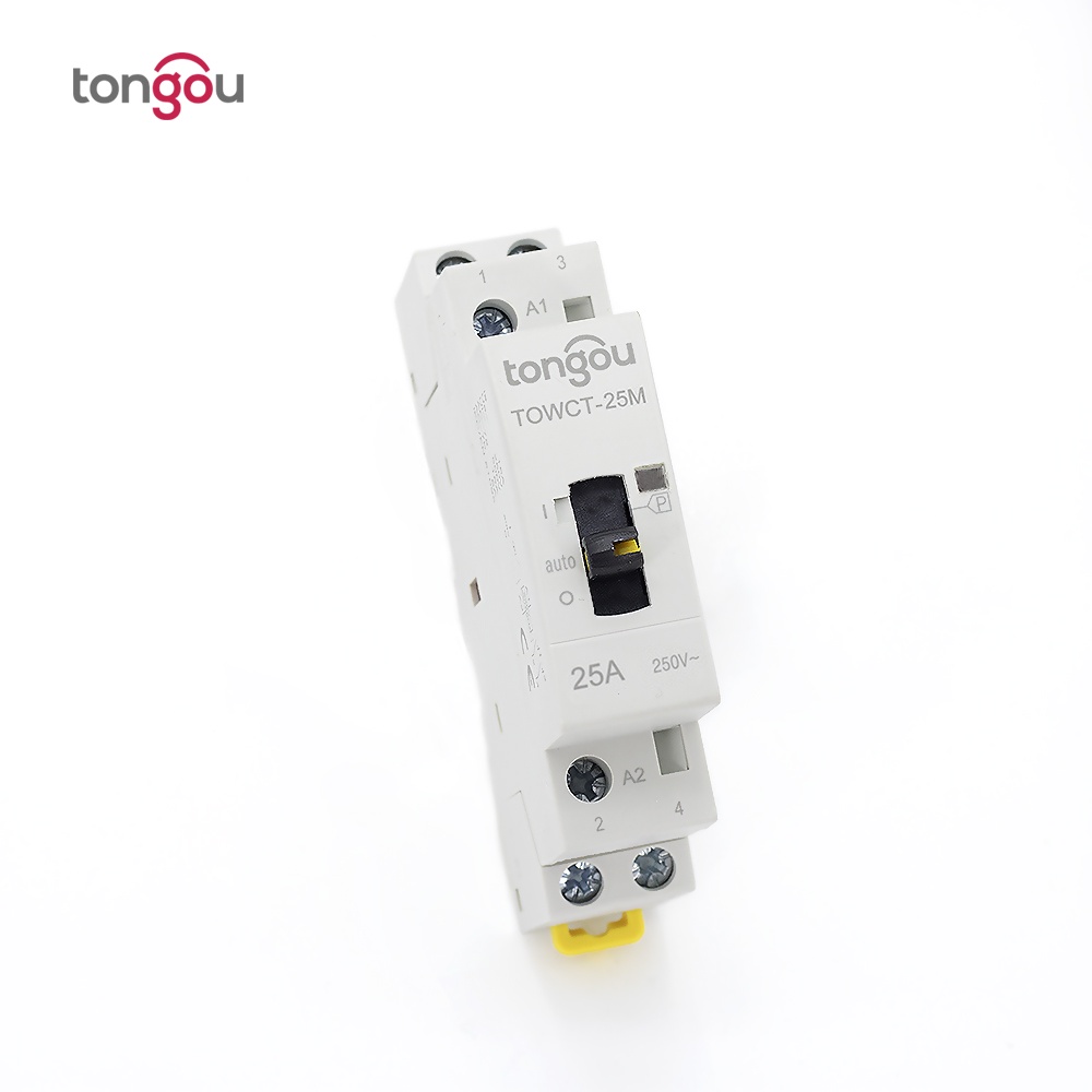 2P 25A 1NO1NC 220V/230V 50/60HZ Din rail Household AC Modular contactor ...