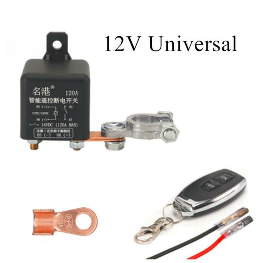 Battery Switch Relay 12V Remote Control Battery Disconnect Cut Off ...