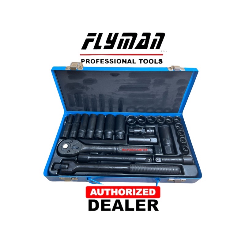 FLYMAN | 24pcs 3/8 Drive Sockets Set | Shopee Philippines