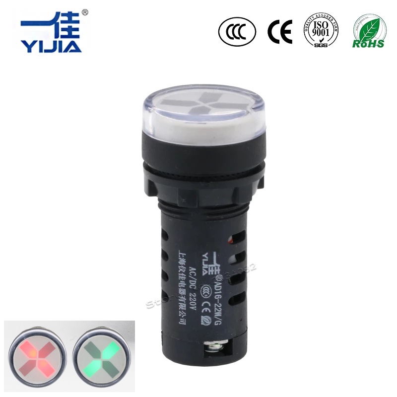 22mm mounting hole isolating switch position round indicator lights ...