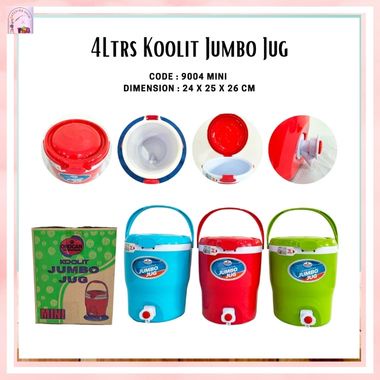 4L Koolit Jumbo Jug / Orocan Jug / Water Jug / Water Container ...