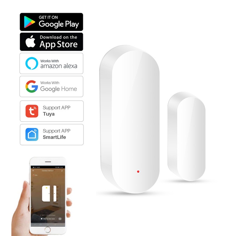 Tuya Smart Door Sensor Smart Door Open/Closed Detectors Window Sensor ...