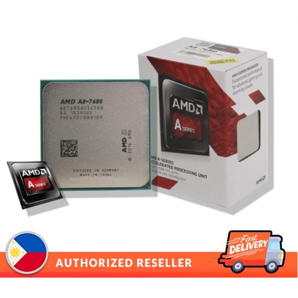 Amd A8 7680 Apu Fm2 Tray Type Processor Box Type Shopee Philippines