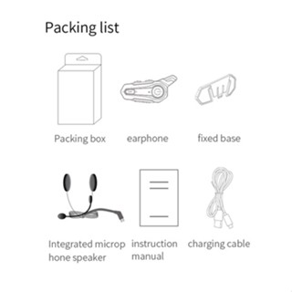 FOREST E1 Bluetooth Intercom Motorcycle helmet Bluetothheadset for 2 ...