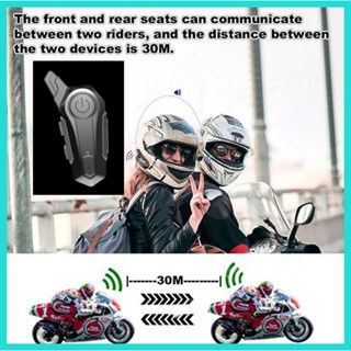 FOREST E1 Bluetooth Intercom Motorcycle helmet Bluetothheadset for 2 ...