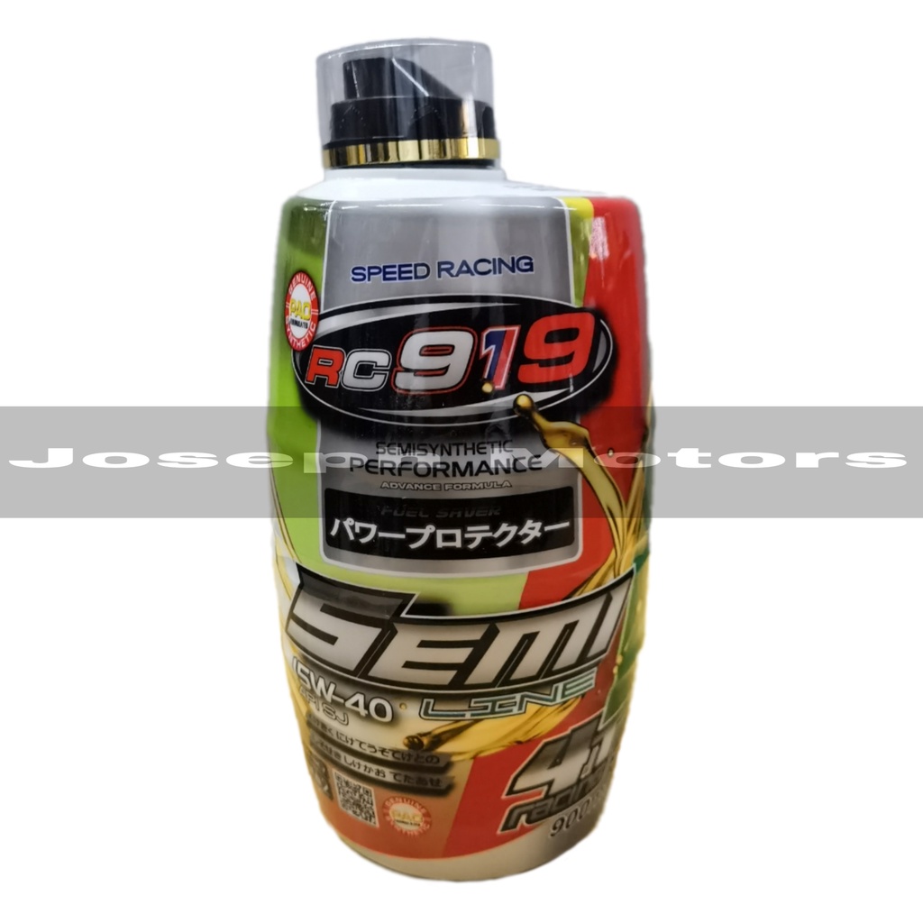 RC919 Semi synthetic 15W-40-4T 900ml | Shopee Philippines