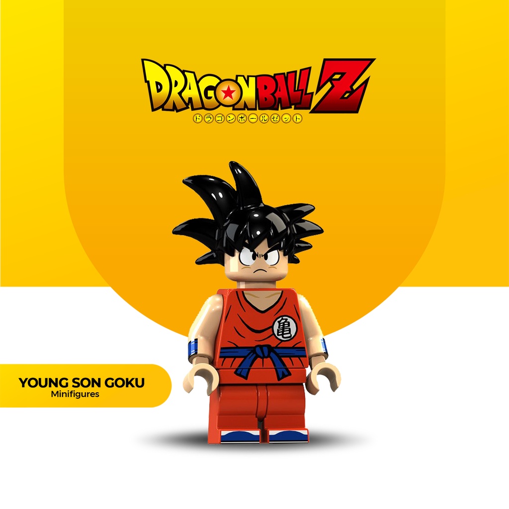 SP Young Son Goku Dragonball Z Minifigures Building Block Toys | Shopee ...