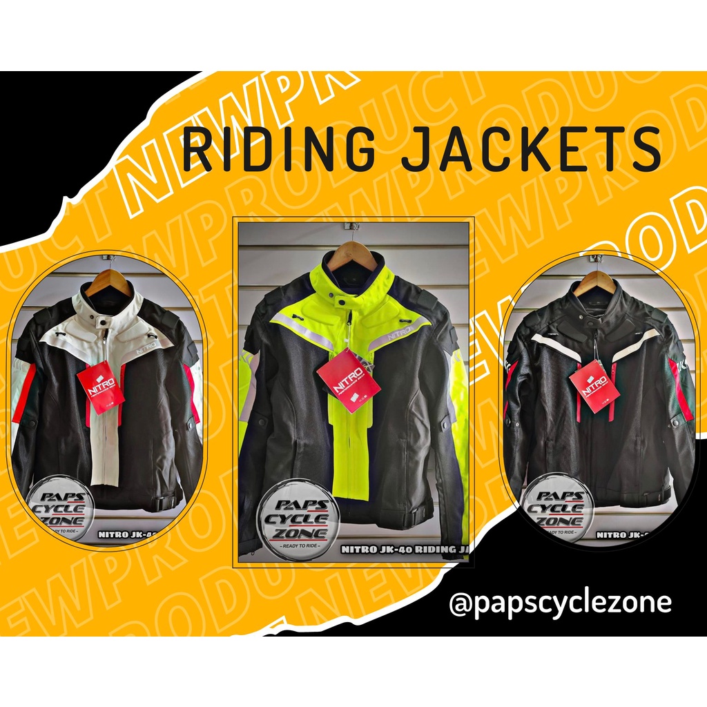 NITRO JK-40 RIDING JACKET | Shopee Philippines