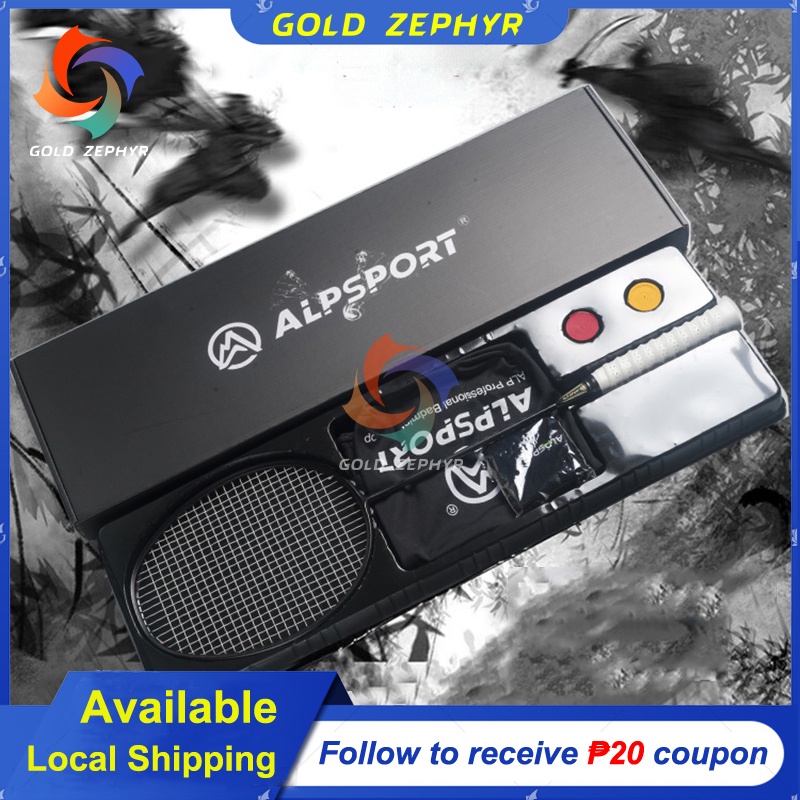 Ultra-Light 72g Carbon Badminton Racket Set - ALP 6U, 30lb String Tension | Shopee Philippines