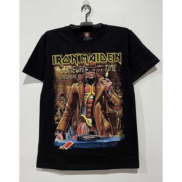IRON MAIDEN SOMEWHERE IN TIME ROCK YEAH BRAND THAILAND TSHIRT | Shopee ...