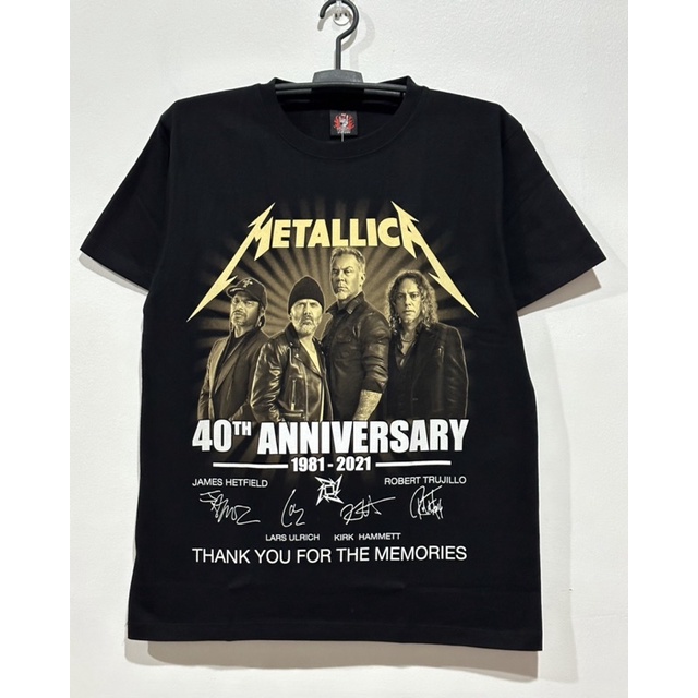 METALLICA 40th ANNIVERSARY ROCK YEAH BRAND THAILAND TSHIRT | Shopee ...