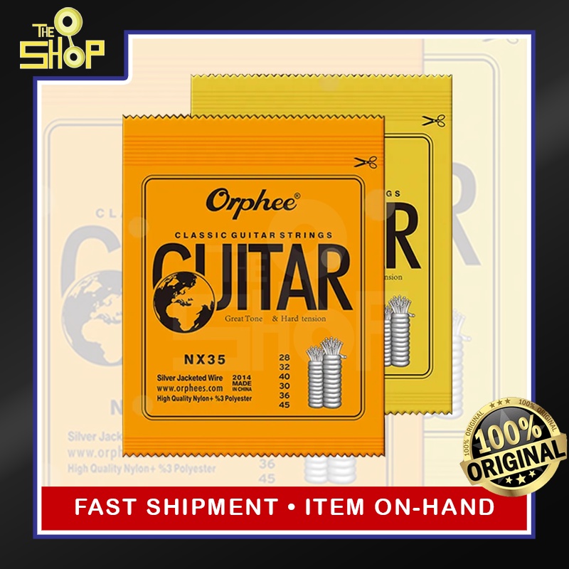 Nylon Guitar Strings By Orphee [100% Original/Authentic] | NX Series ...