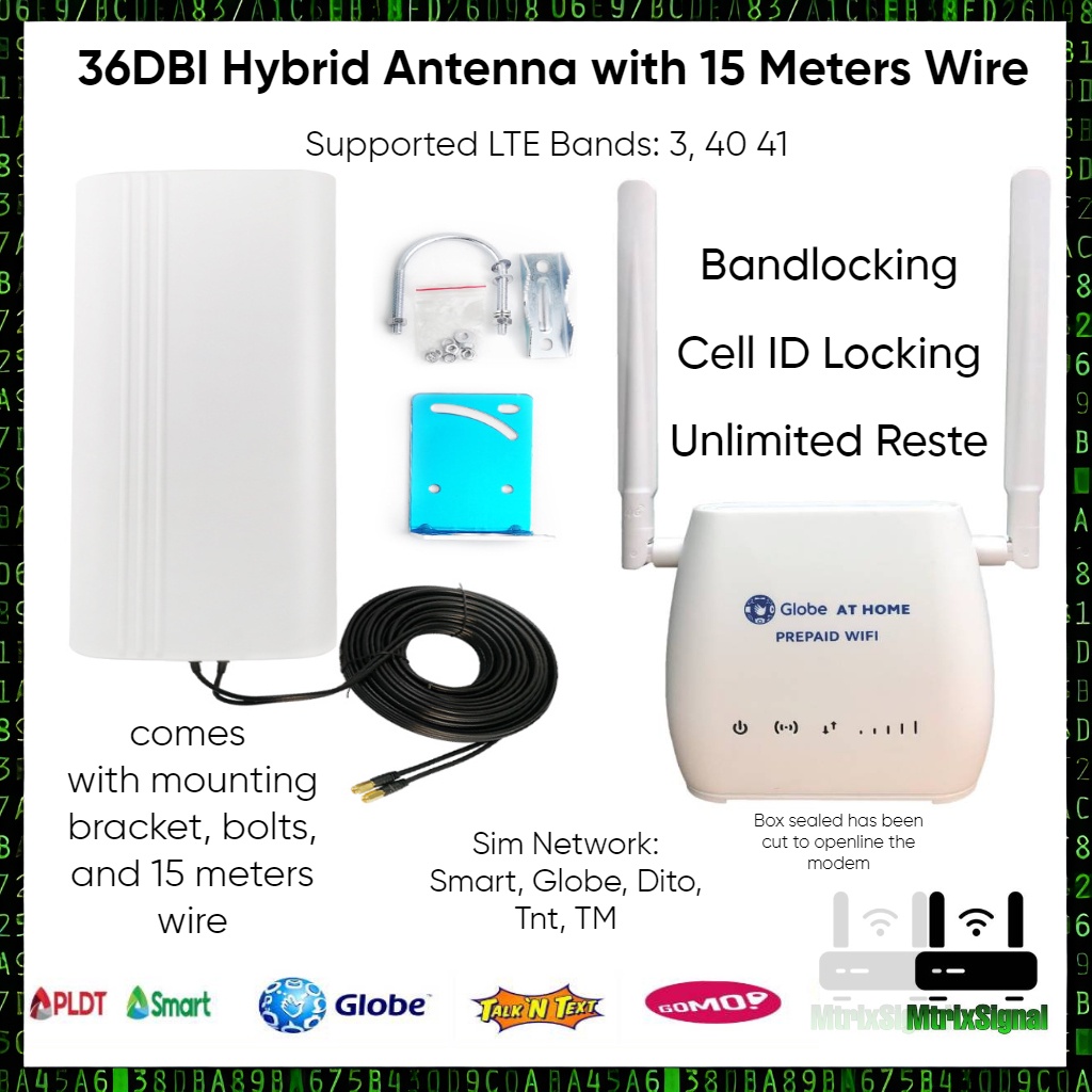 Zlt S10g Modem Openline witrh 36 Dbi Hybrid Antenna with 15 Meters ...