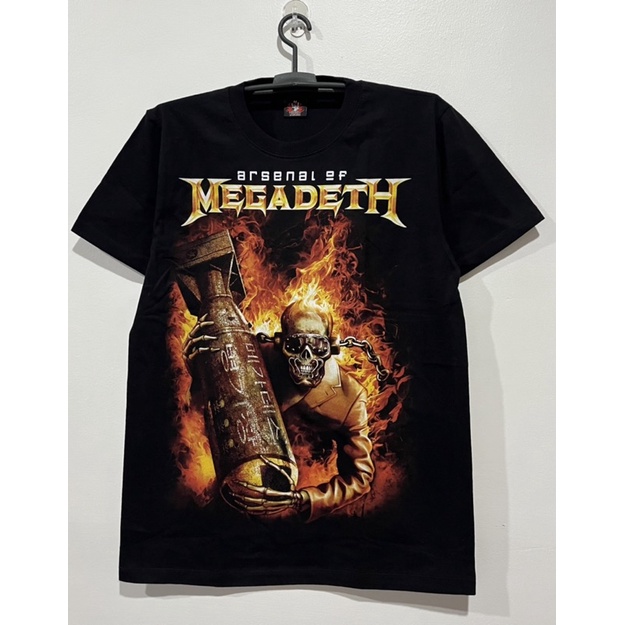 MEGADETH (6) ROCK YEAH BRAND THAILAND TSHIRT | Shopee Philippines