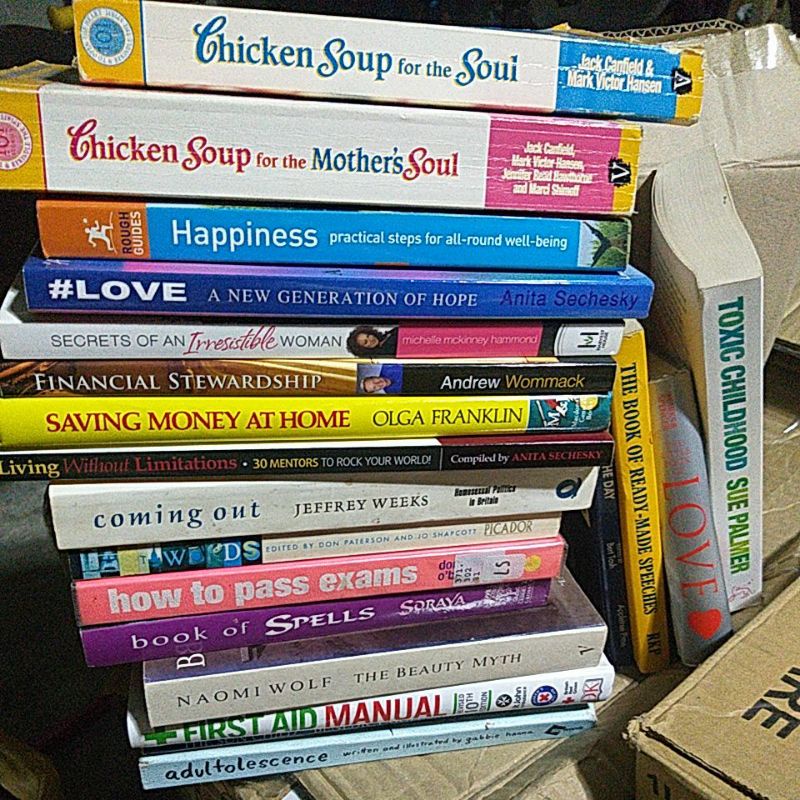 Books Non fiction self help / finance / health / poetry Secondhand per ...