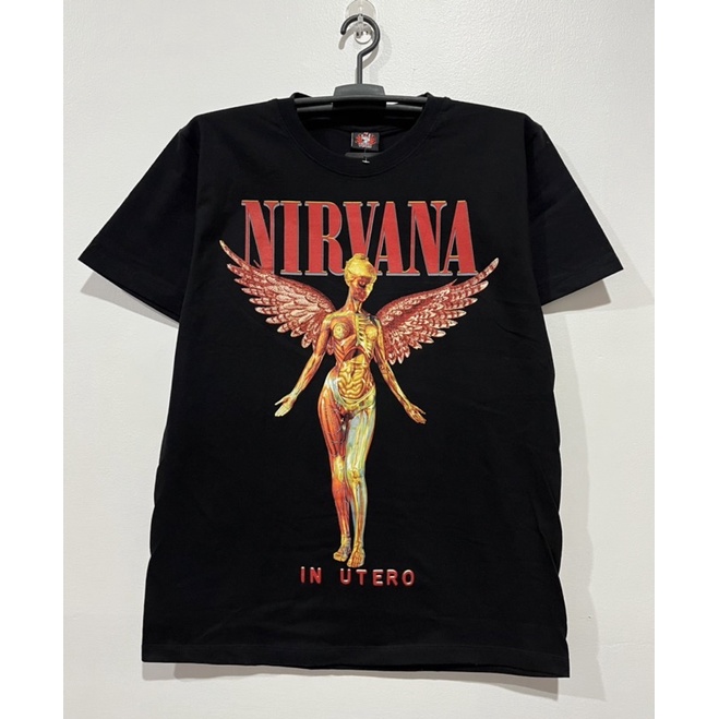 NIRVANA IN UTERO ROCK YEAH BRAND THAILAND TSHIRT | Shopee Philippines