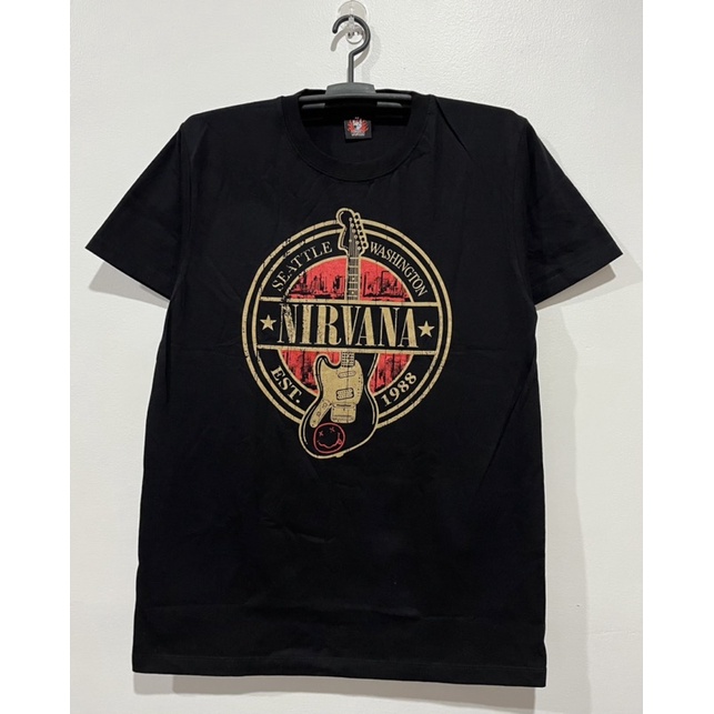 NIRVANA (11) ROCK YEAH BRAND THAILAND TSHIRT 100% cotton | Shopee ...