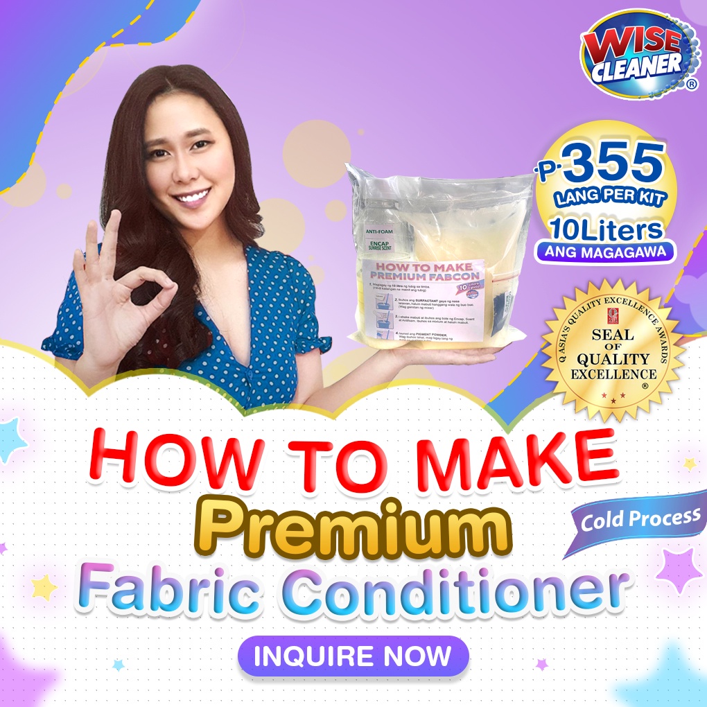 PREMIUM FABCON DIY KIT - WISE CLEANER | Shopee Philippines