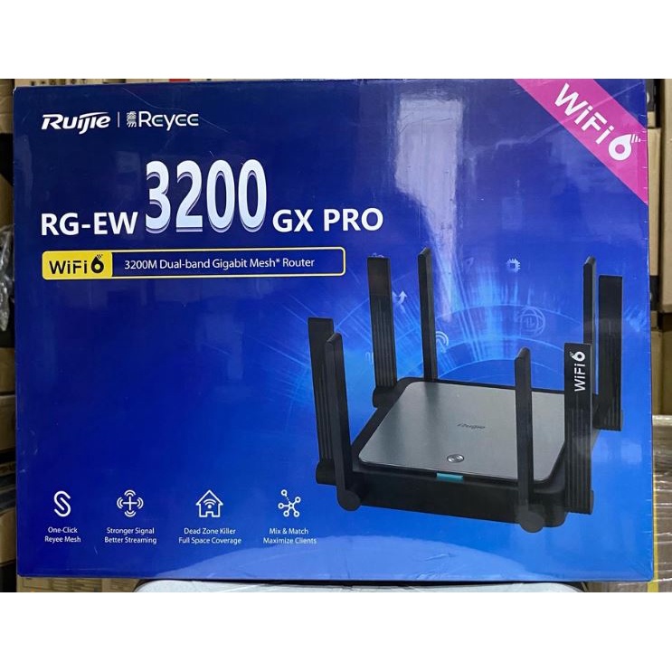 Ruijie RG EW3200GX PRO 3200M WiFi 6 Dual band Gigabit Mesh Router ...