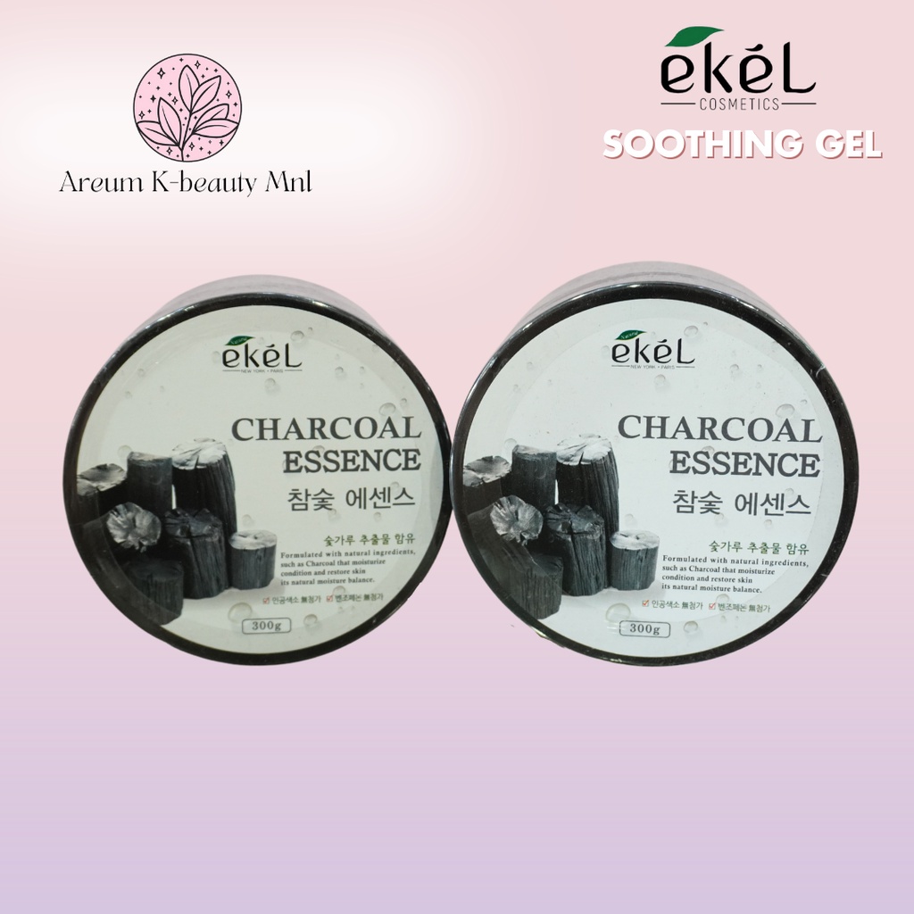 Ekel Charcoal Essense Soothing Gel 300g | Shopee Philippines