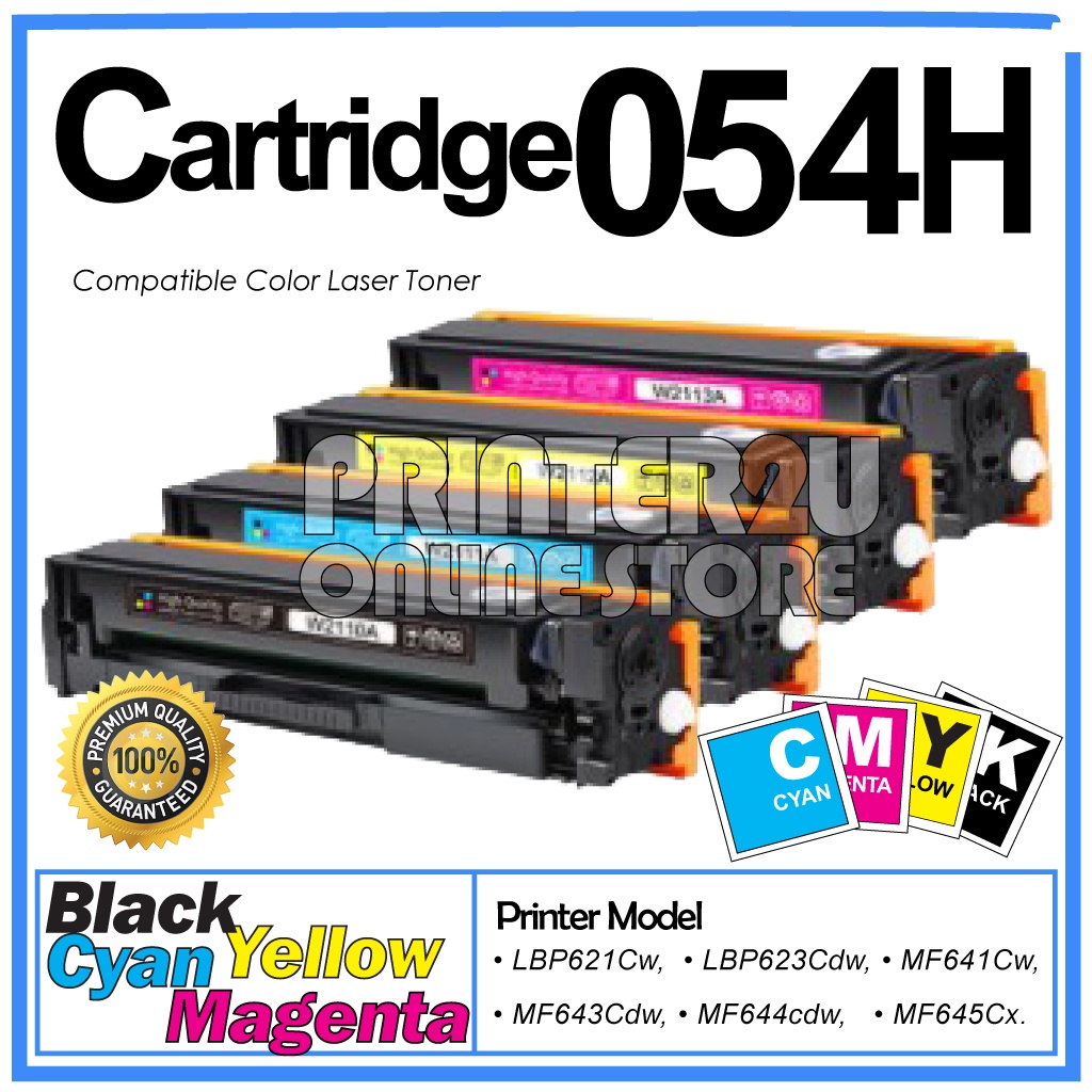 ♗Compatible to Canon 054H Cartridge 054 LBP621cw LBP621 LBP623cdw ...