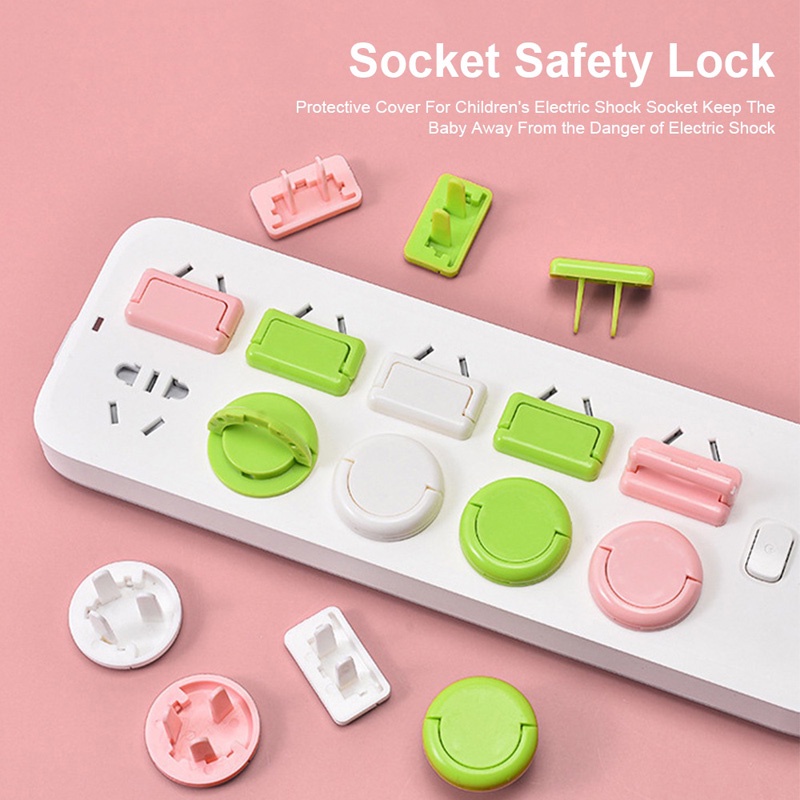 Baby Socket Safety Anti Electric Shock Cover Power Electrical Outlet ...