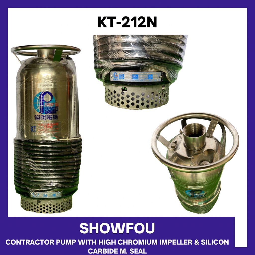 Showfou Contractor Pump with High Chromium Impeller & Silicon Carbide M ...