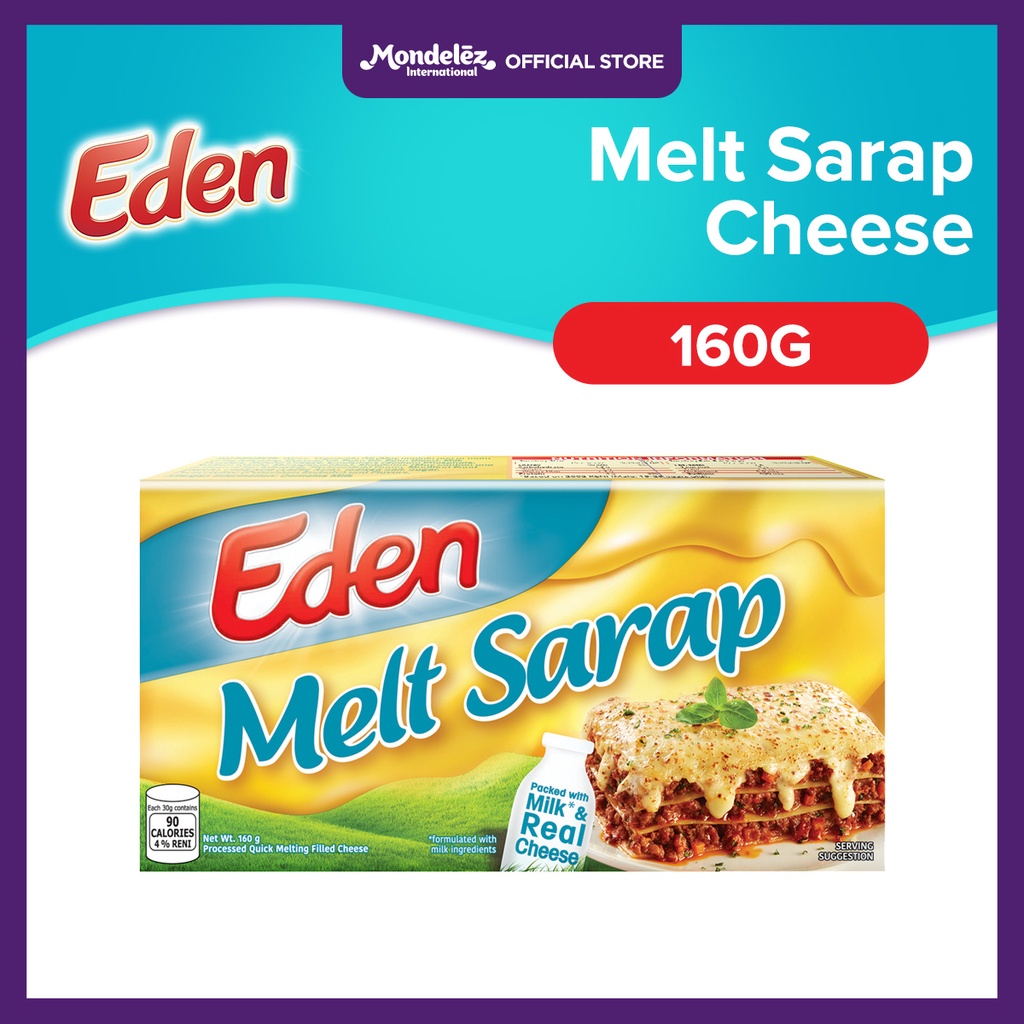 Eden Melt Sarap - Melting Filled Cheese 160g Creamy and Melty with Real ...