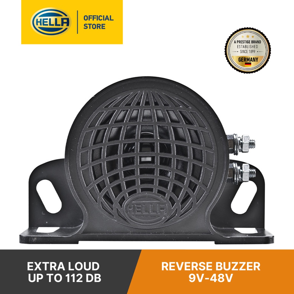 HELLA Reverse Buzzer 9V - 48V 1 Pc 009 148 141 Horn Black | Shopee ...
