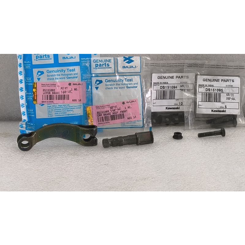 Front Brake Cam Lever Kit Assy Boxer150,Discover100 Genuine | Shopee ...