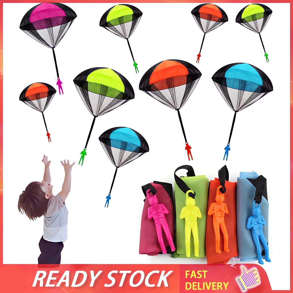 Mini Soldier Parachute Toys Military Hand Throwing Toys Camouflage Fly ...