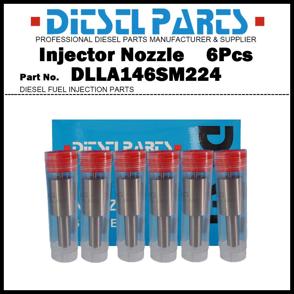 6Pcs Diesel Fuel Injector Nozzle Tips DLLA146SM224 105025-2240 for ...