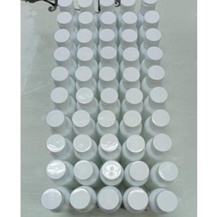 50pcs - CPC PETE FLIP TOP Coskin 60ml White Thick Plastic Empty Bottle ...