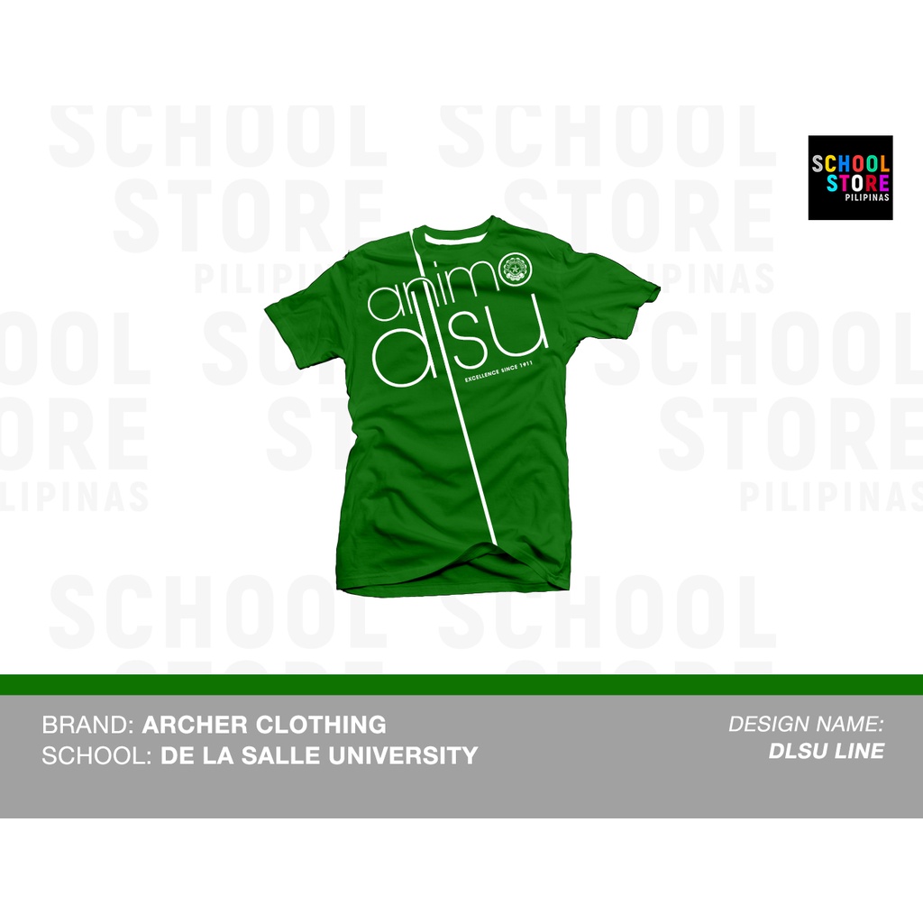 DLSU LINE Shirt - De La Salle University Green Archers Shirt for Men ...