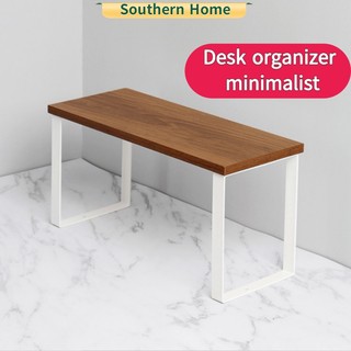 B68【Manila】Mini table Japanese-style Wooden Desktop Shelf Organizer ...