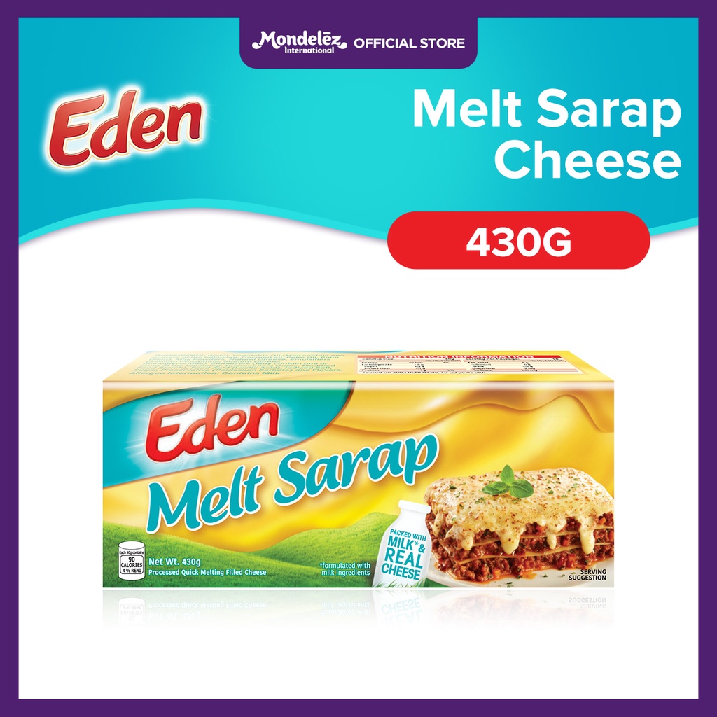 Eden Melt Sarap - Melting Filled Cheese 430g Creamy and Melty with Real ...
